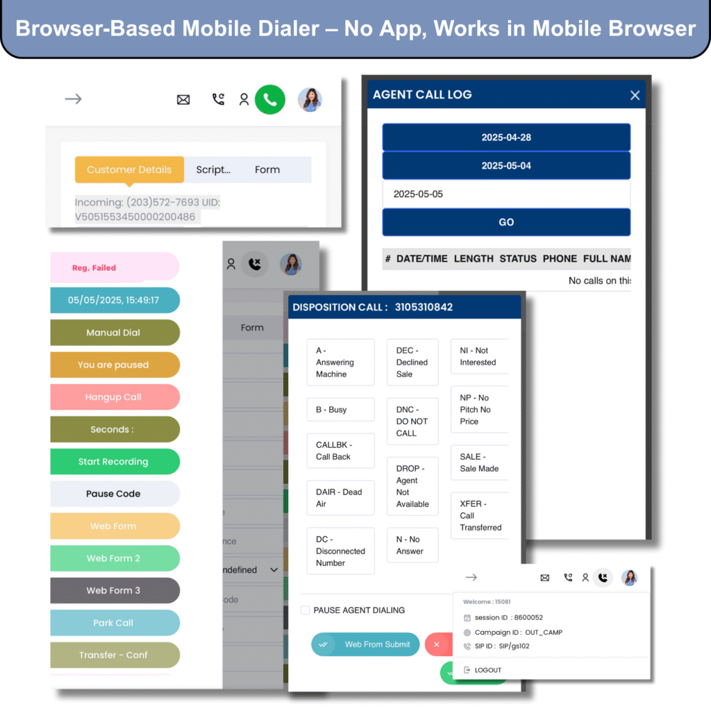 Browser-Based Mobile Dialers For Egyptian Contact Centers