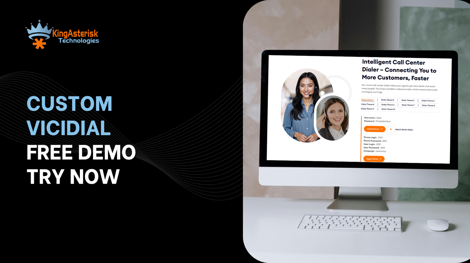 Custom ViciDial Free Demo | Boost Your Call Center